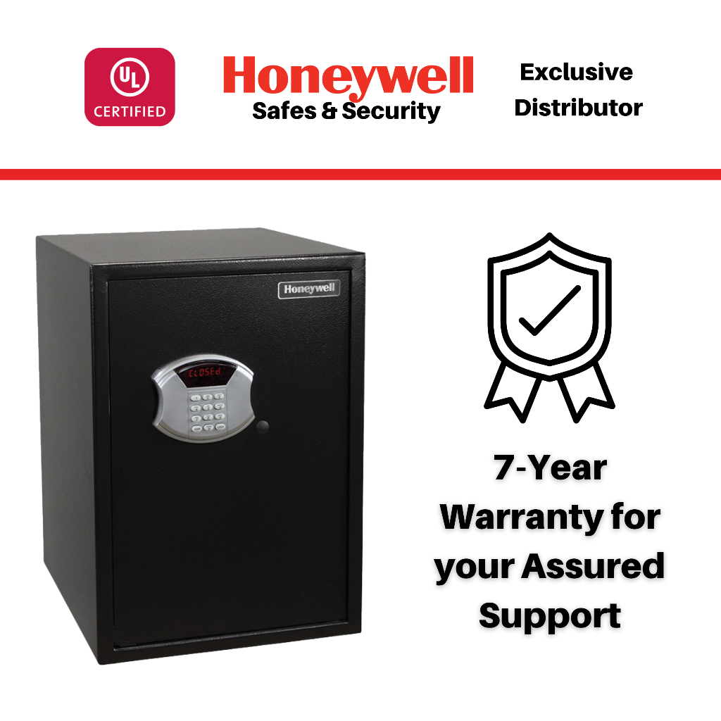 Honeywell Safe 5107 Motorized Steel Anti-Theft Security Safe Cash Vault ...