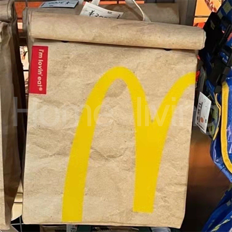 Mcdonald's Bag Paper Bag Backpack Women's Backpack Large Capacity ...