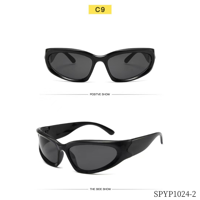 MONIKO Fashion PC Hiphop Cat Eye Sunglasses Wiper Shades Aesthetic for ...