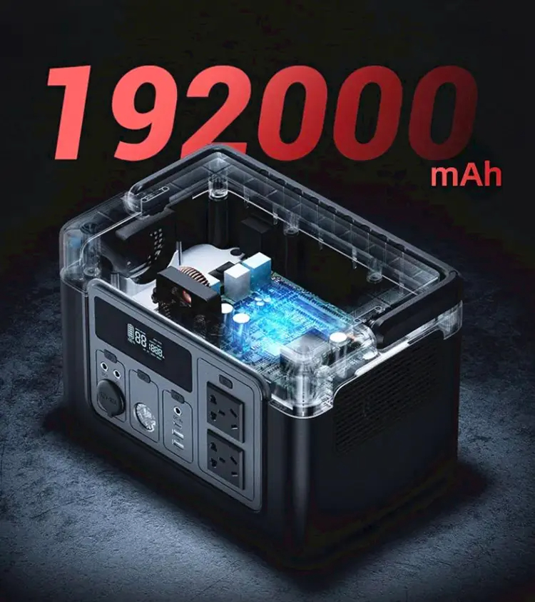 Yoobao 700W 192000mAh Power Station Powerbank Generator w/ LED, Solar ...
