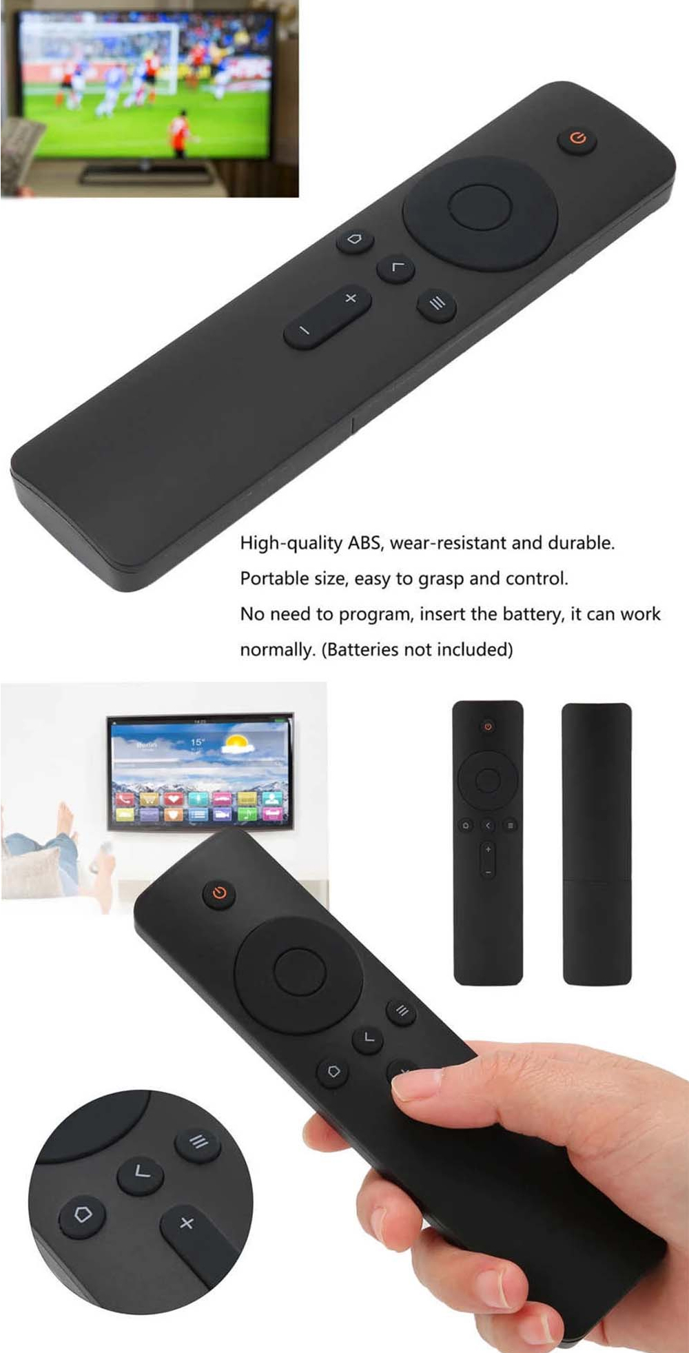 Xiaomi IR Remote Controller for Xiaomi Mi Smart TV Box 11 Keys Remote ...