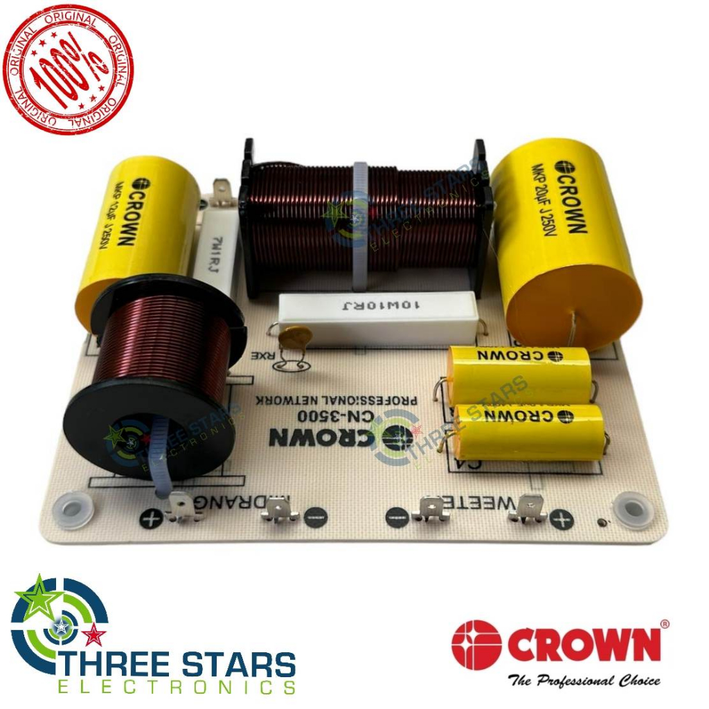 Original 1pc. Crown CN-3500 500W 3 Way 8 Ohms Crossover Dividing ...