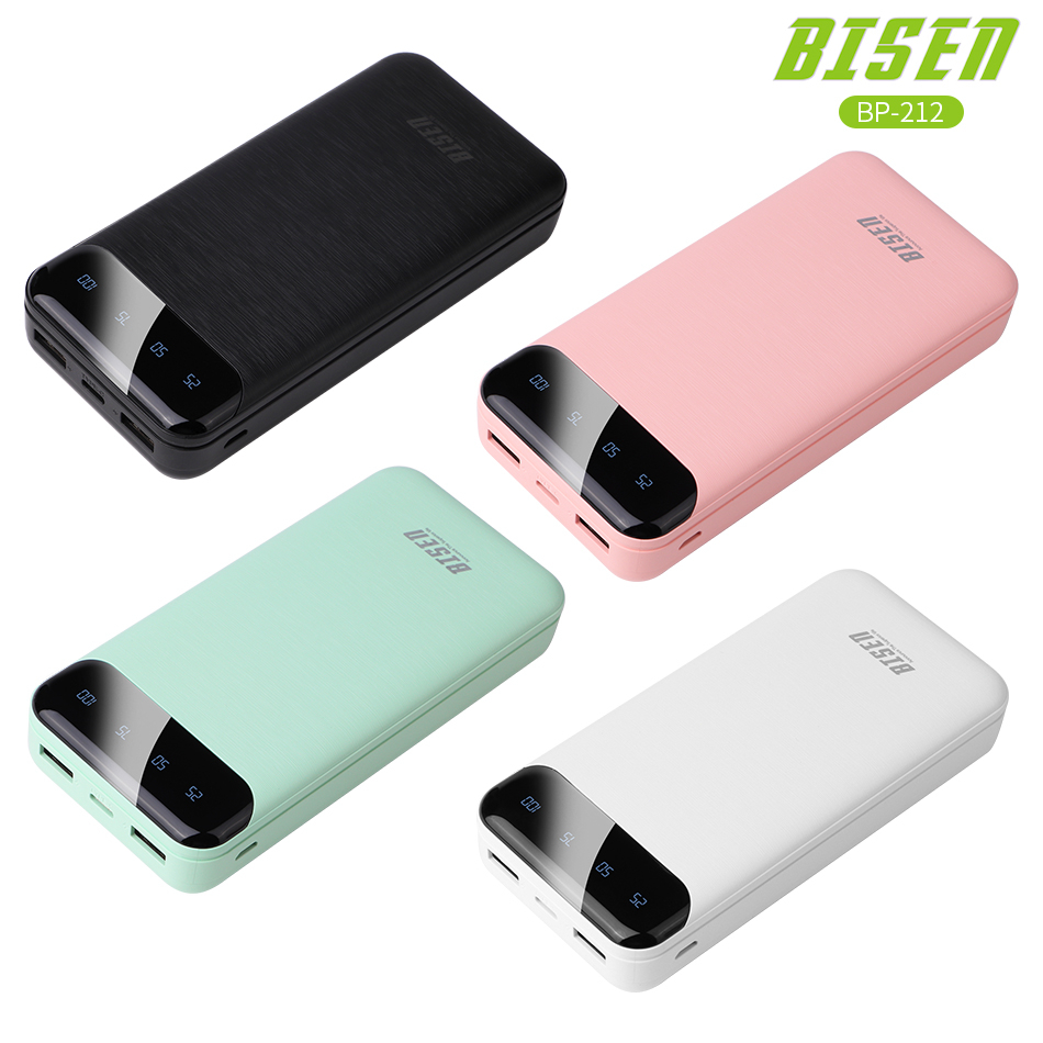BISEN BP-212 20000MAH Power Bank Charger Power Bank Bttery Universal ...