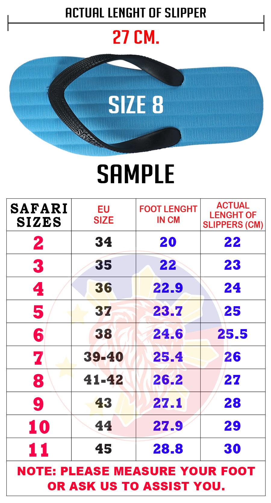 [ORIGINAL] SAFARI Slippers (UNISEX) / Marikina Made | American Sizes ...