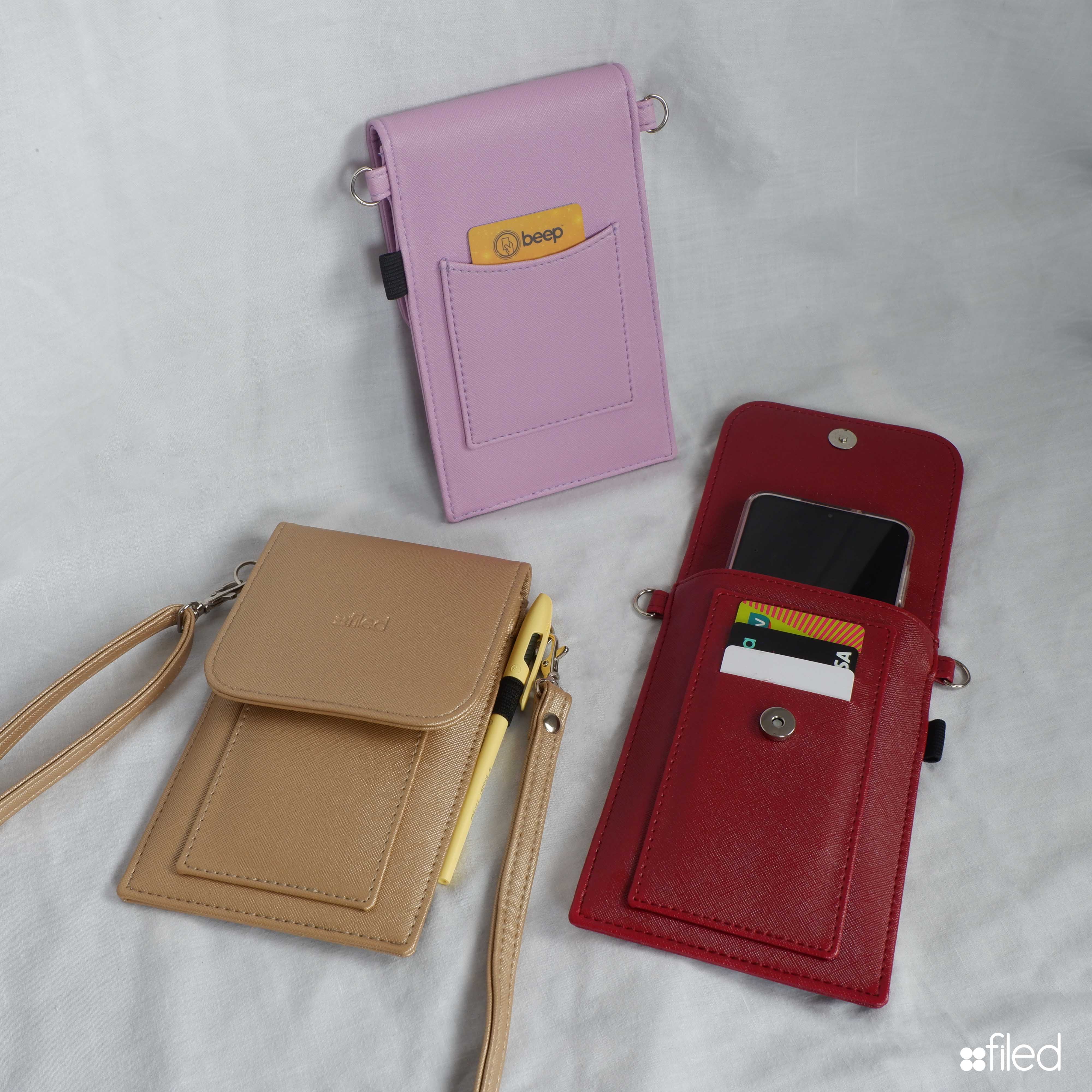 Filed Phone Slinger Leatherette Sling Bag Unisex Phone and Card Pouch ...