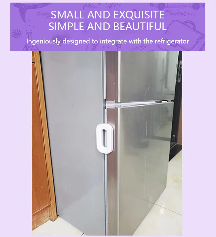 Refrigerator Door Lock Child Safety Refrigerator Lock Baby Anti-Pinch ...