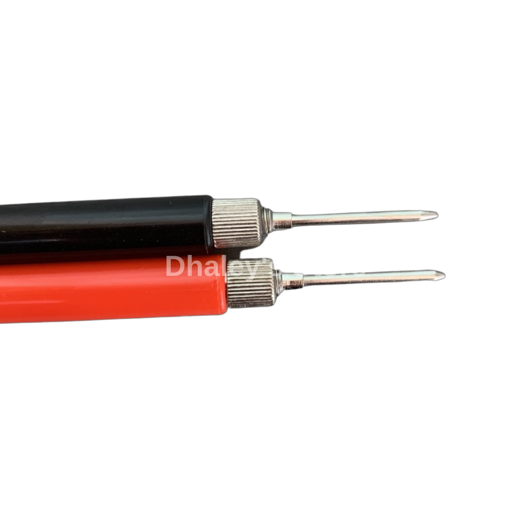 1pair Tester Test Probe Test Led Black and Red Pin Type Probe Heavy ...
