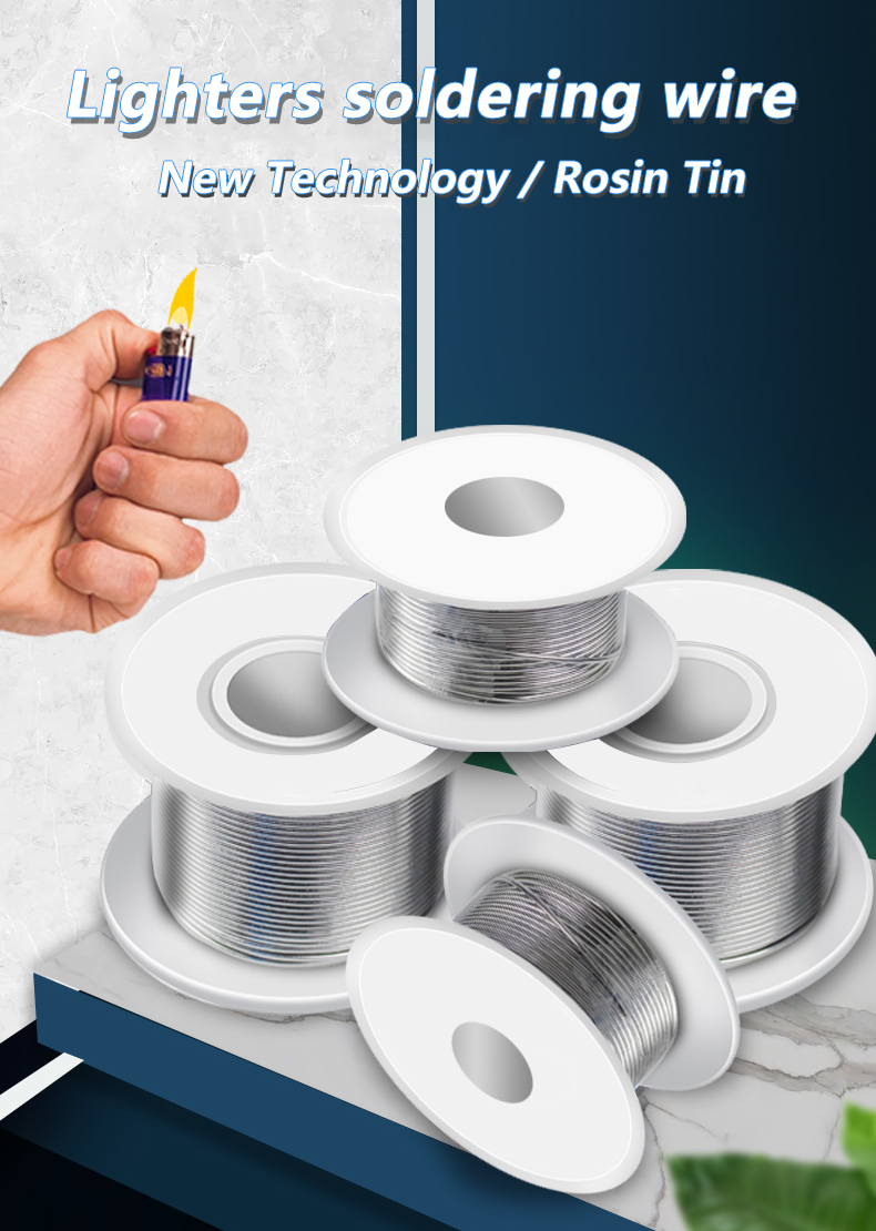 New lighter Soldering Tin Wire Tin Melt Rosin Core Solder Soldering ...
