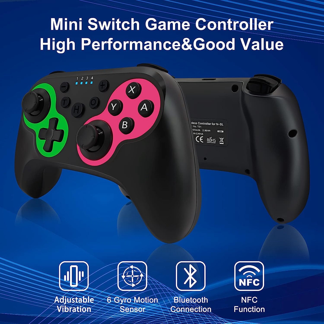 ipega T31 Mini Wireless Gamepad Game Controller With 6 Axis Motion And ...