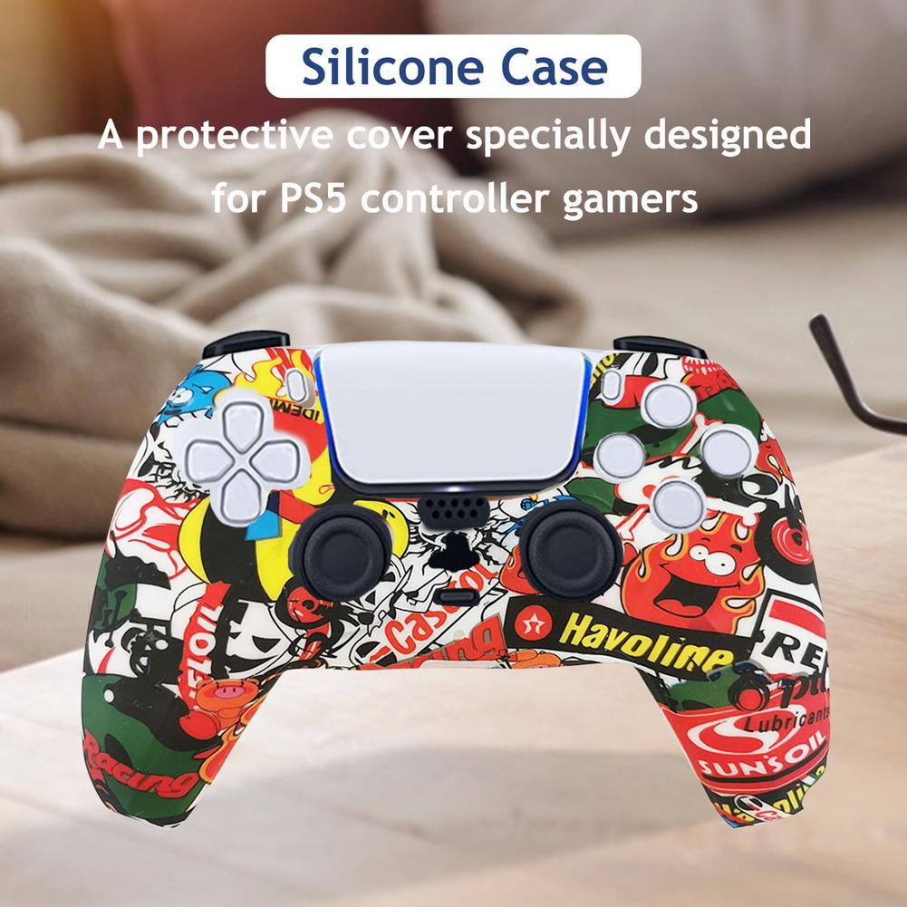 Dobe PS5 Silicone Gamepad Controller Skin Protection Case | Shopee ...