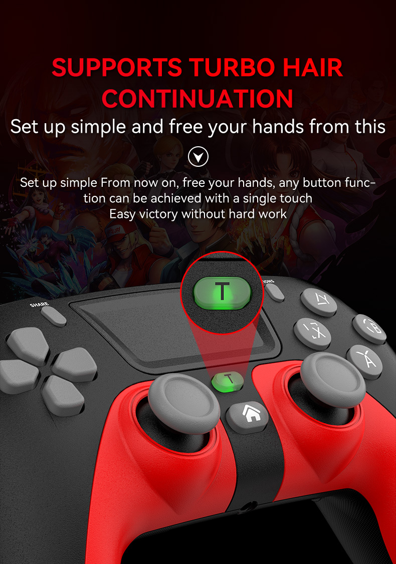 Bsp P08 Wireless Gaming Controller For P4, P3 Ns Pc And Os With Turbo ...