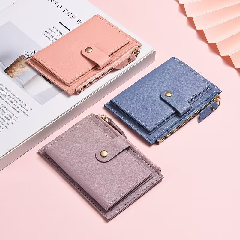 Short money flip purse cute simple student change purse women's simple ...