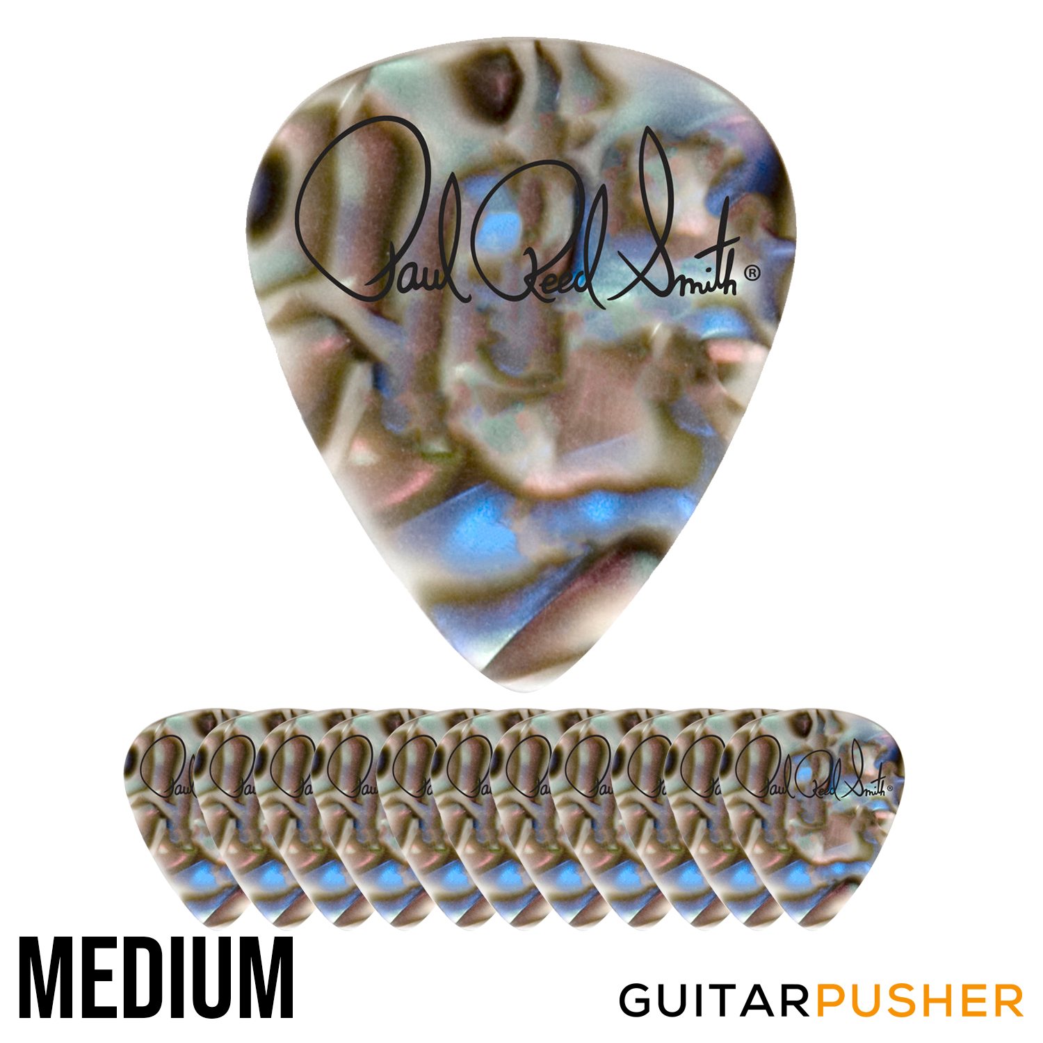 PRS Abalone Shell Celluloid Picks (12 pcs.) | Shopee Philippines