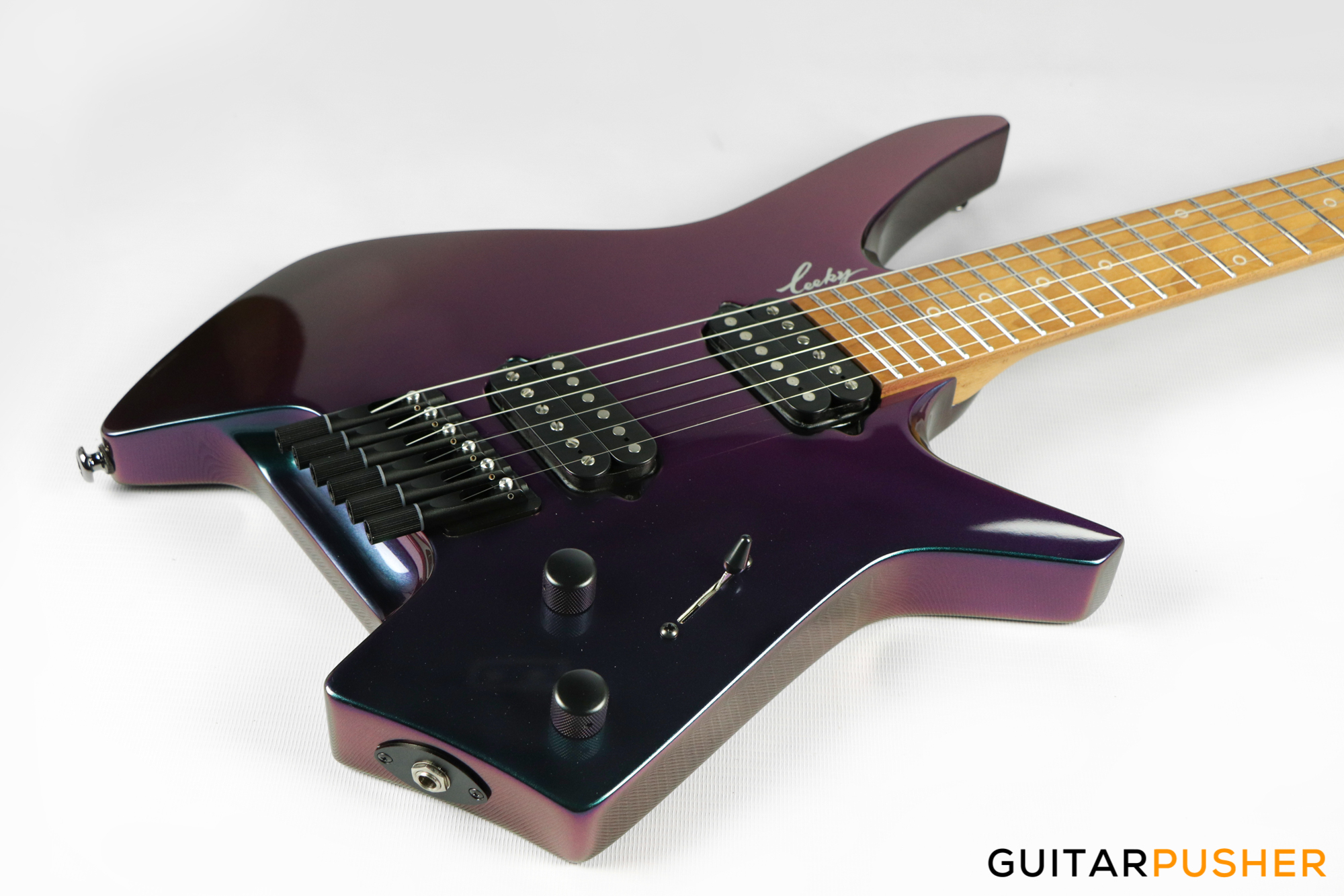 Leeky X-Series X20 Headless Electric Guitar Roasted Basswood Body ...