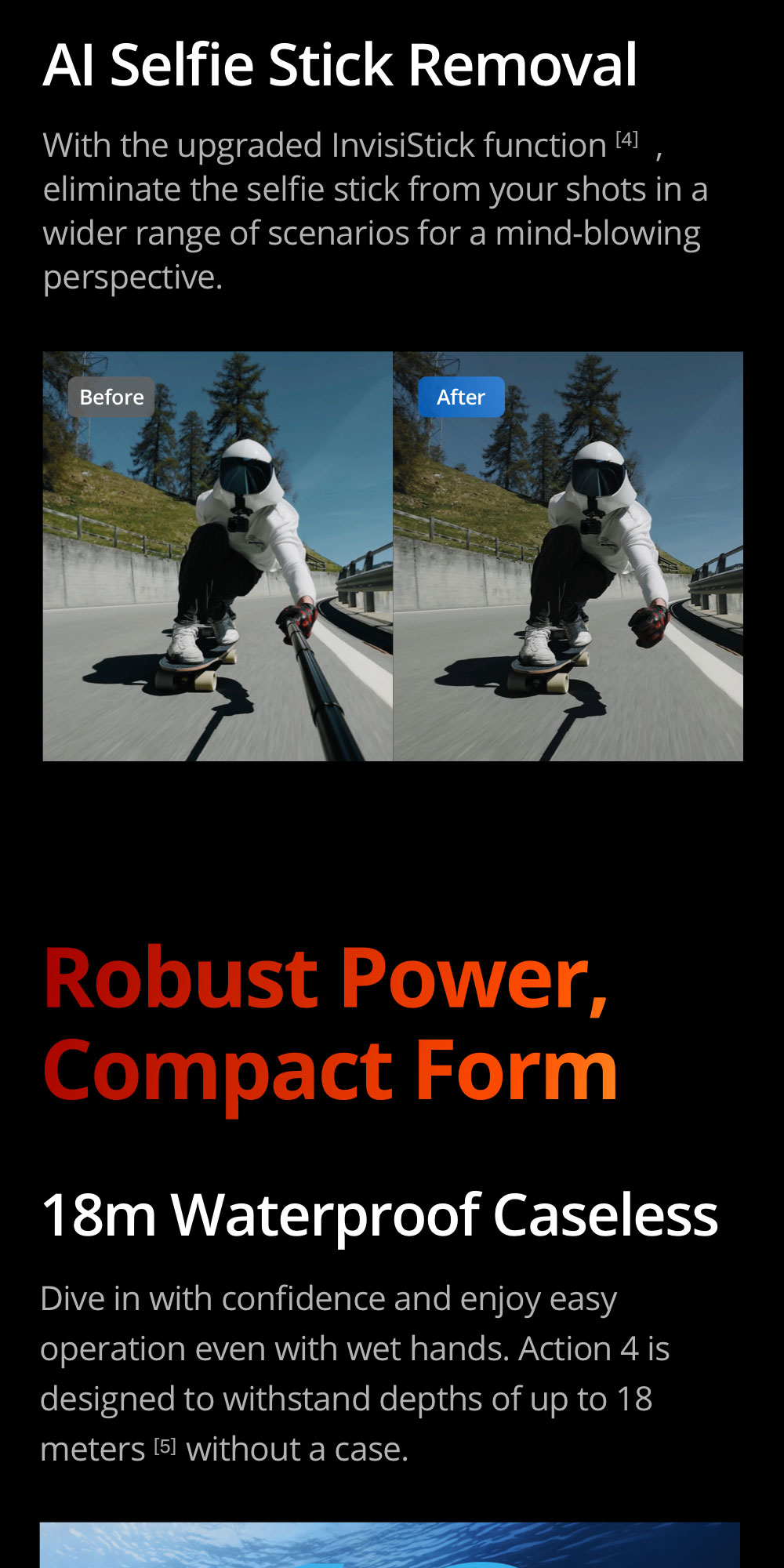 DJI Osmo Action 4 - Action Camera |10-bit & D-Log M Color Performance ...