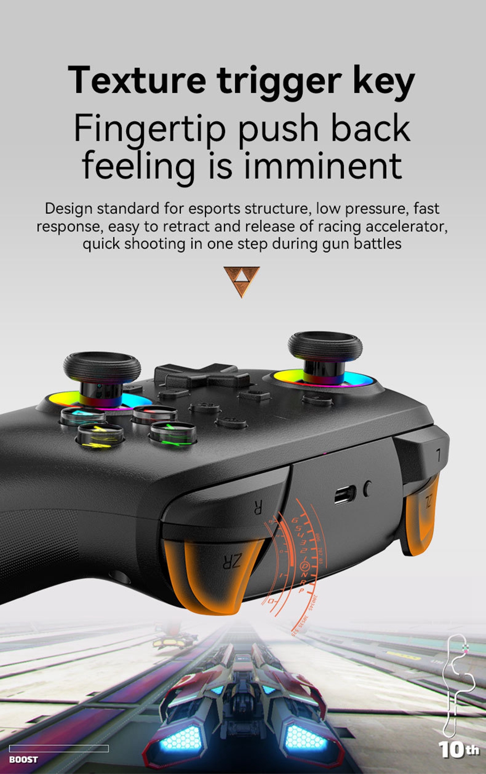 Bsp S08 Wireless Gamepad Gaming Controller For P4, P3 Switch Pc And Os ...