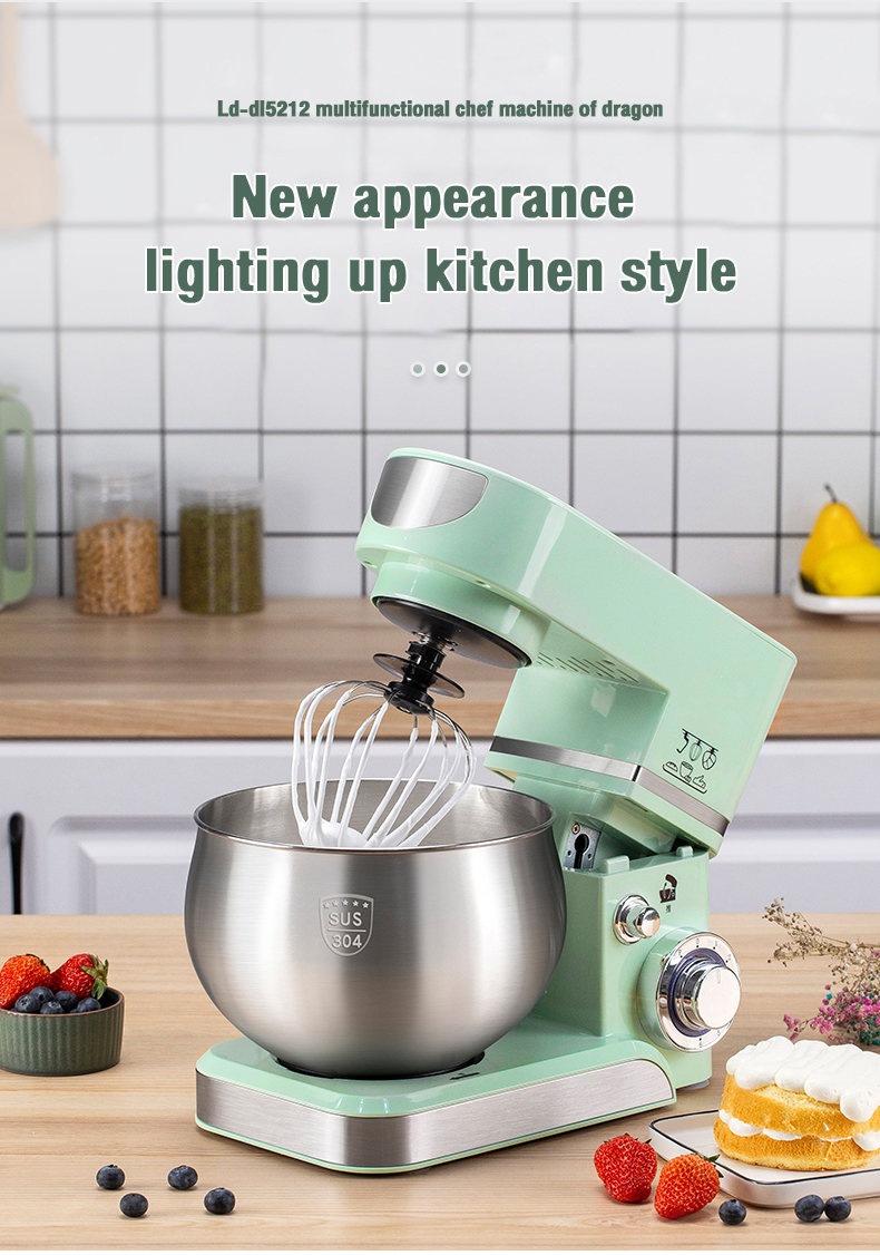 Food Mixer 4L 600W , Dough Mixer, Egg Beater, Multi-Purpose Mixer ...