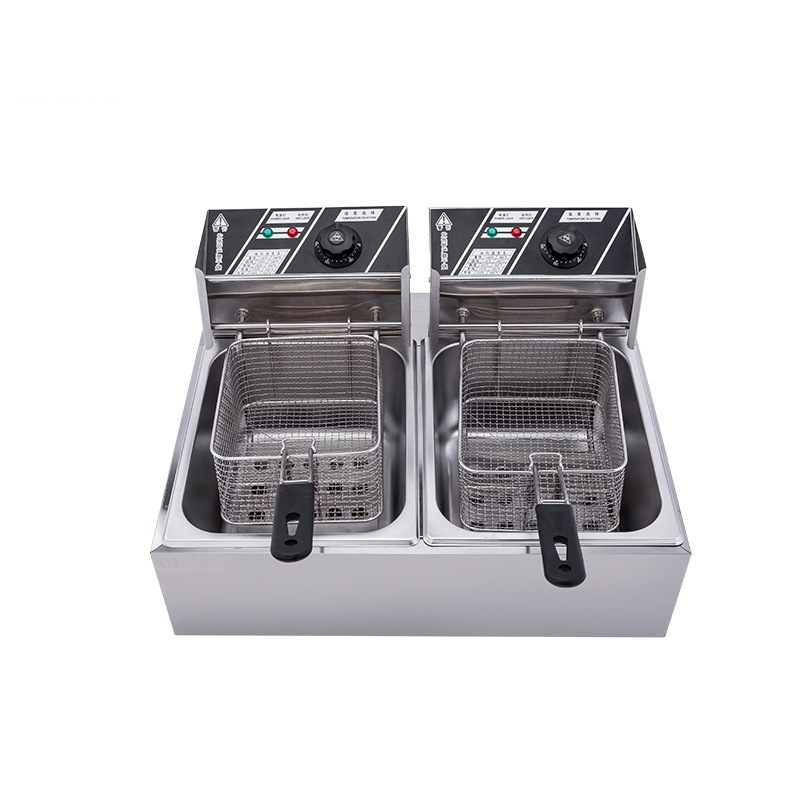 6L/10L Dual fryer Electric frying electric fryer Deep fryer stainless ...