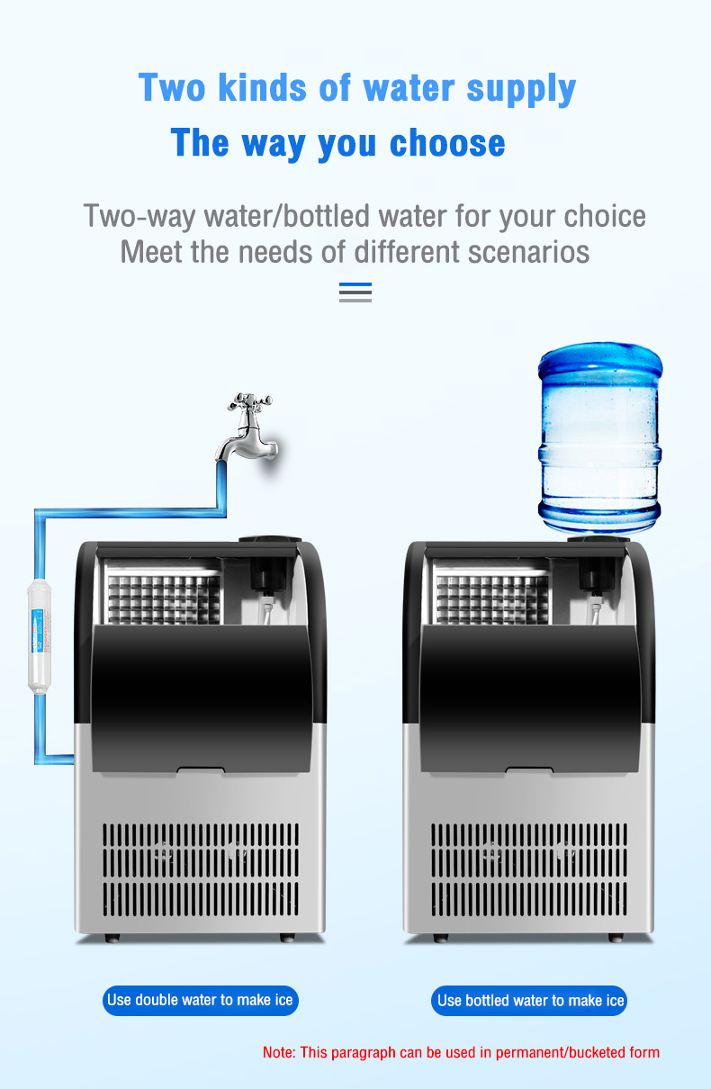 95/75/25KG Smart Ice Maker Commercial Ice Maker 220V/60HZ Philippines ...