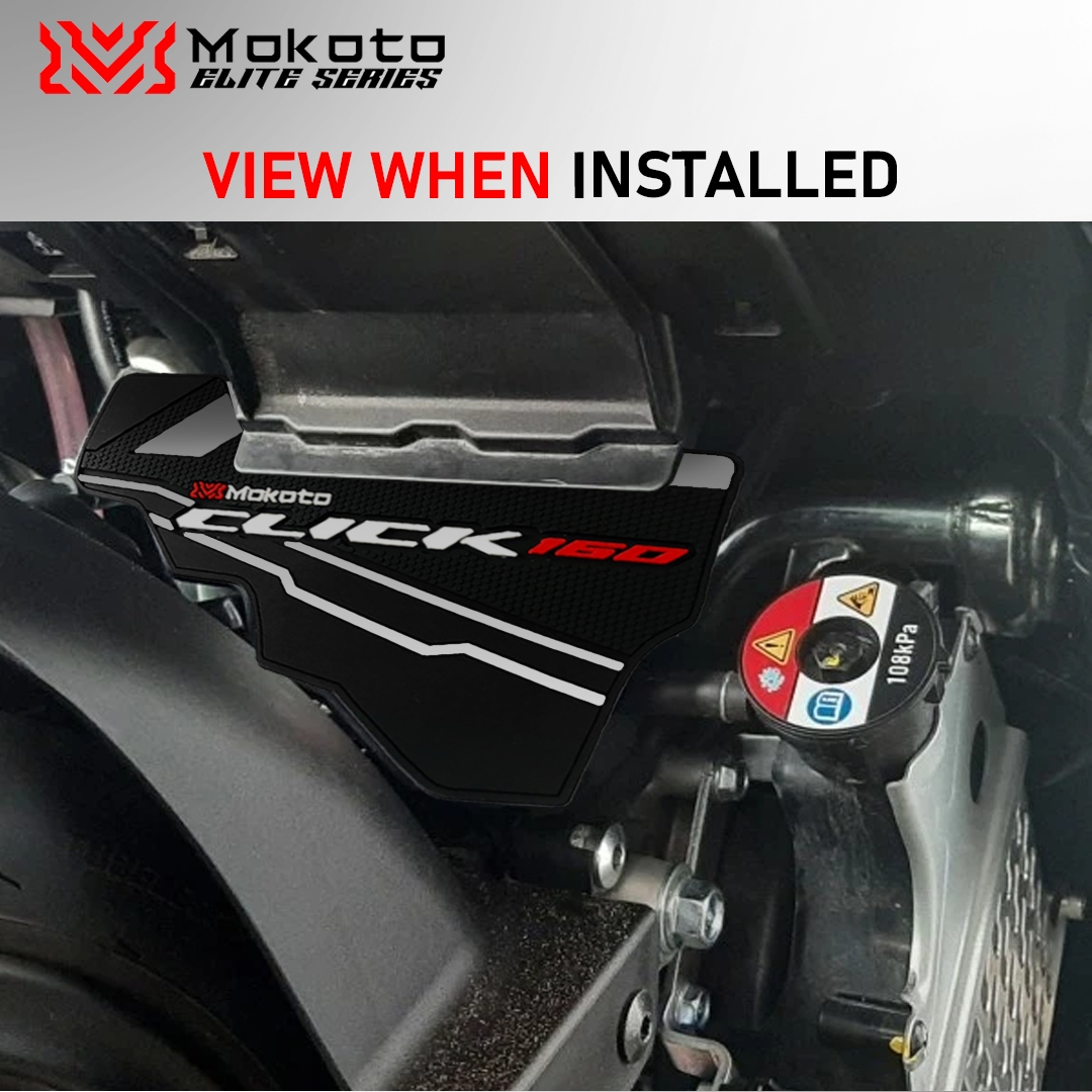 MOKOTO ELITE SERIES CLICK 160 RUBBERIZED MUD FLAPS/SPLASH GUARD FOR ...