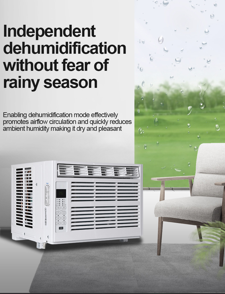 COD 1.0HP inverter level window air conditioner integrated air ...