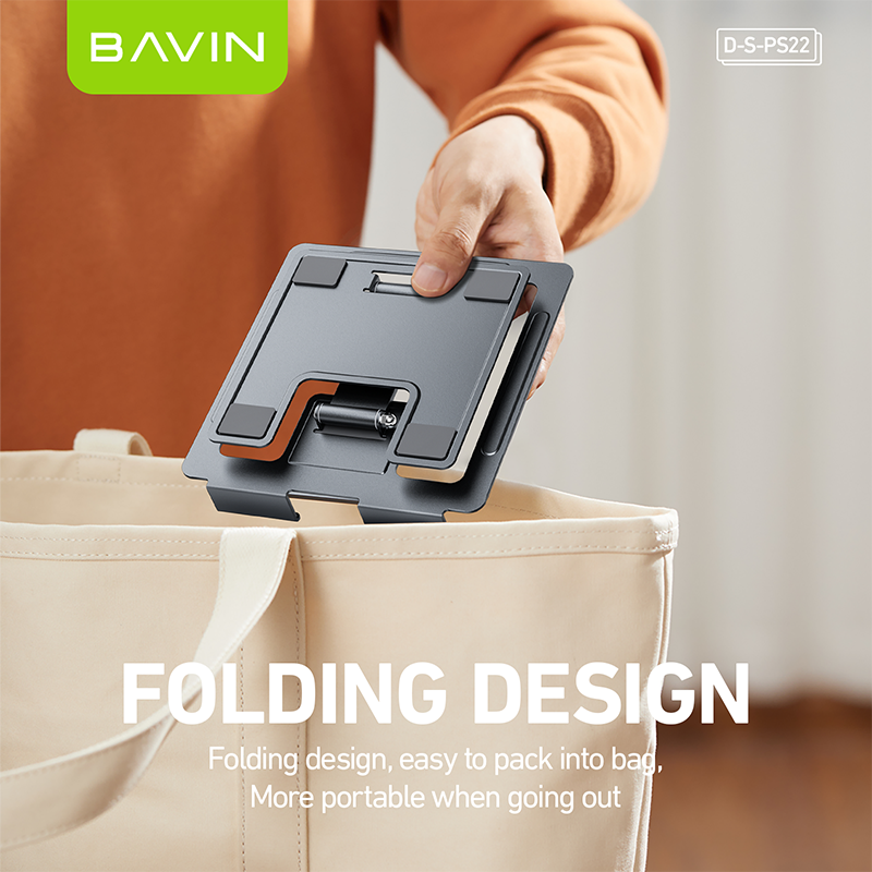 BAVIN PS22 Carbon Steel Metal Bracket Silicone Anti Slip And Portable ...