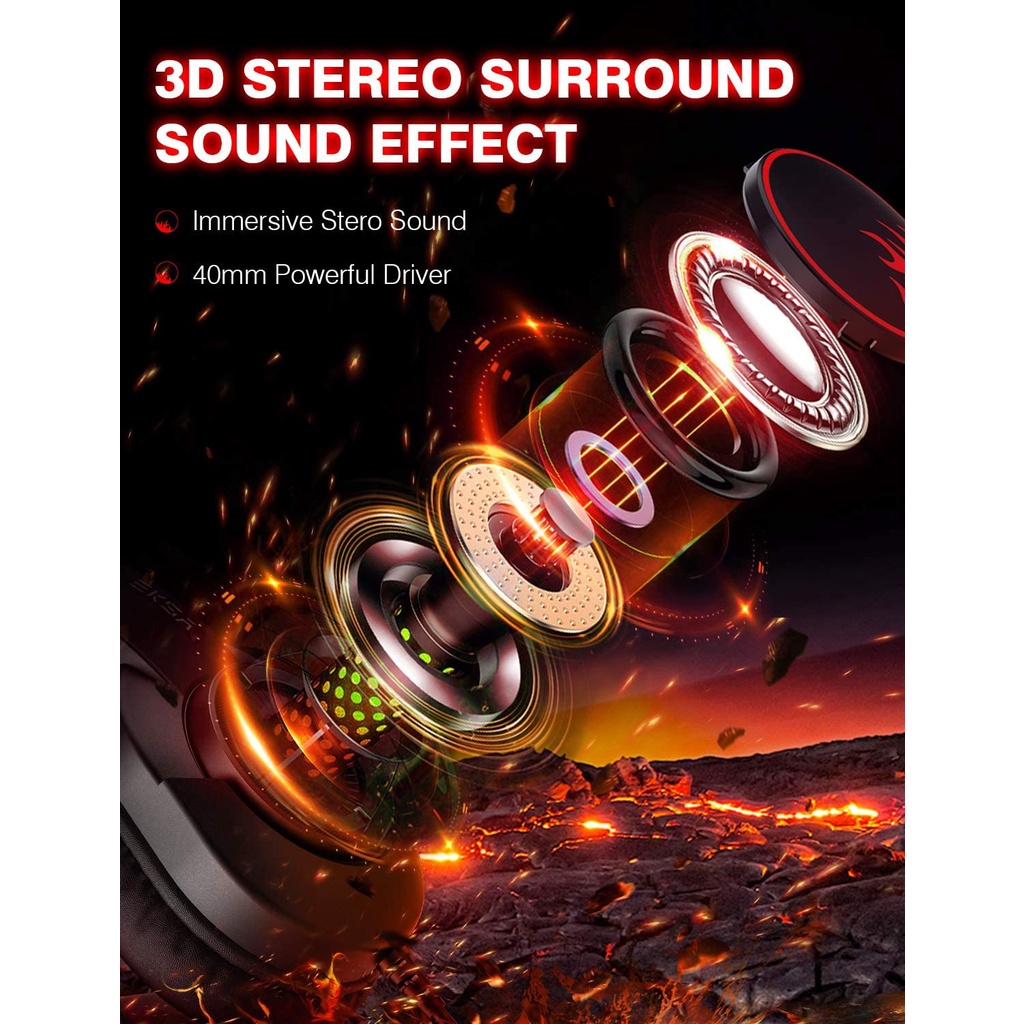 EKSA T8 Stereo Gaming Headset - Black | Shopee Philippines