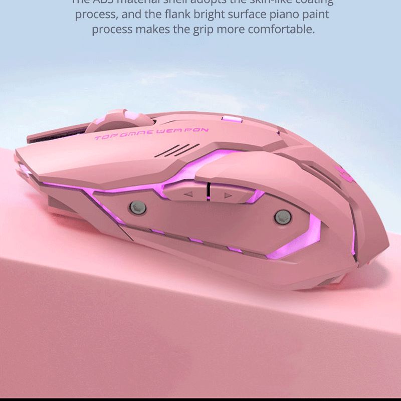 Gaming Wireless Mouse Rechargeable Mouse Glowing Mouse USB Interface ...