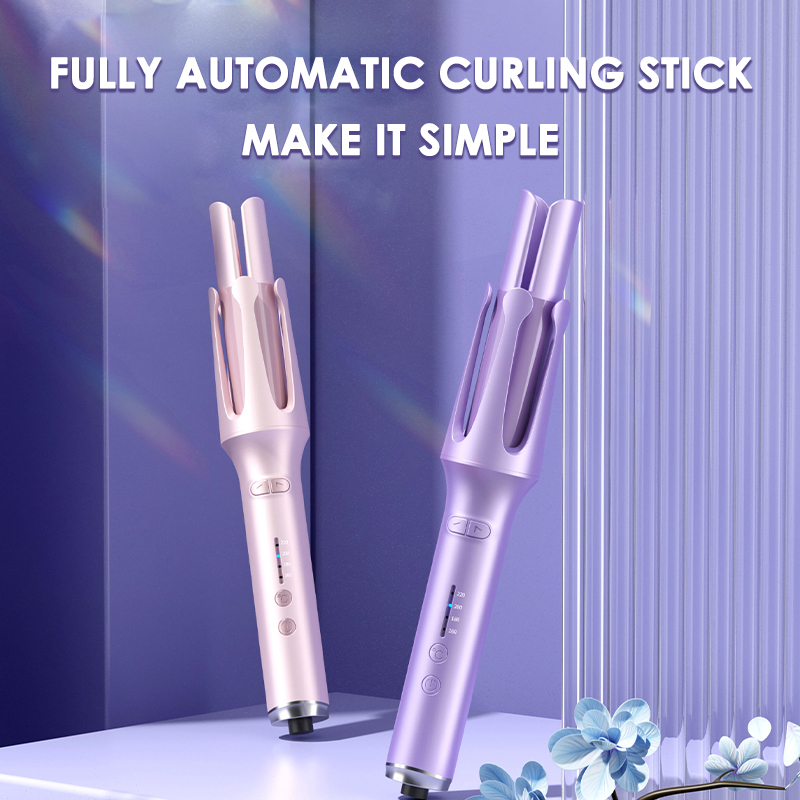 HODEKT Automatic Curler Iron Ceramic Curling Curler Stick Fast Heating ...