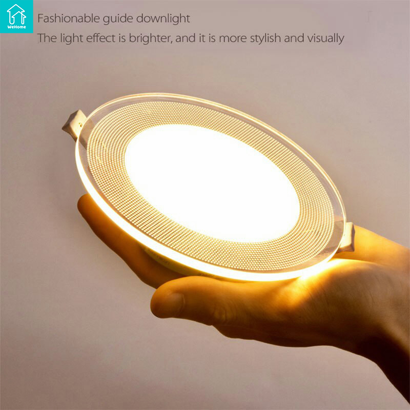 WeHome LED Pin light for Ceiling Tri color 7 Watts Downlight Ultra-Thin ...