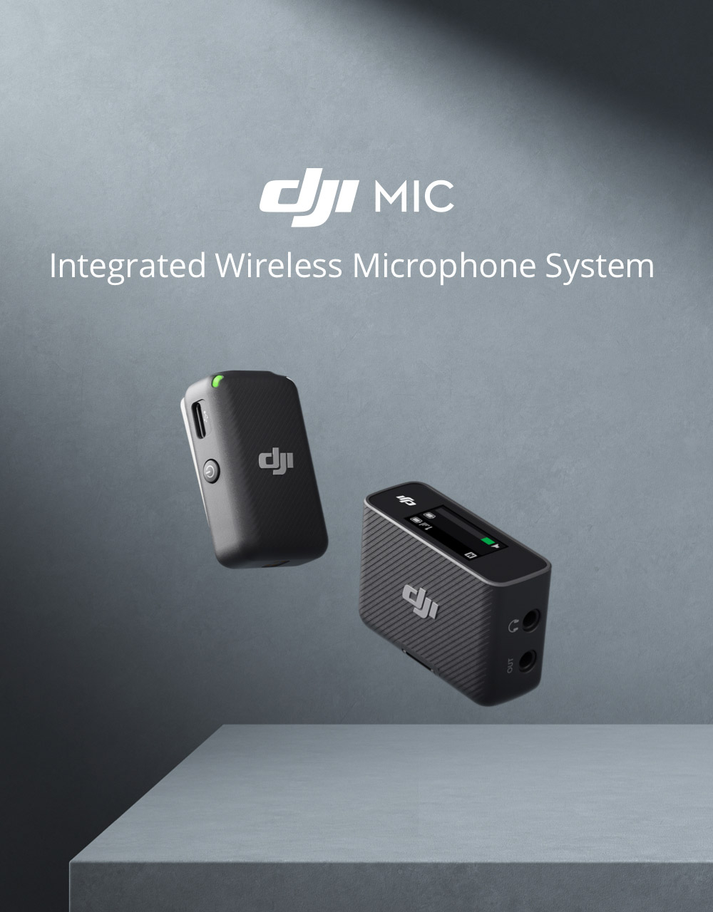 DJI MIC (1TX+1RX) - Integrated Wireless Microphone | 250m (820ft ...