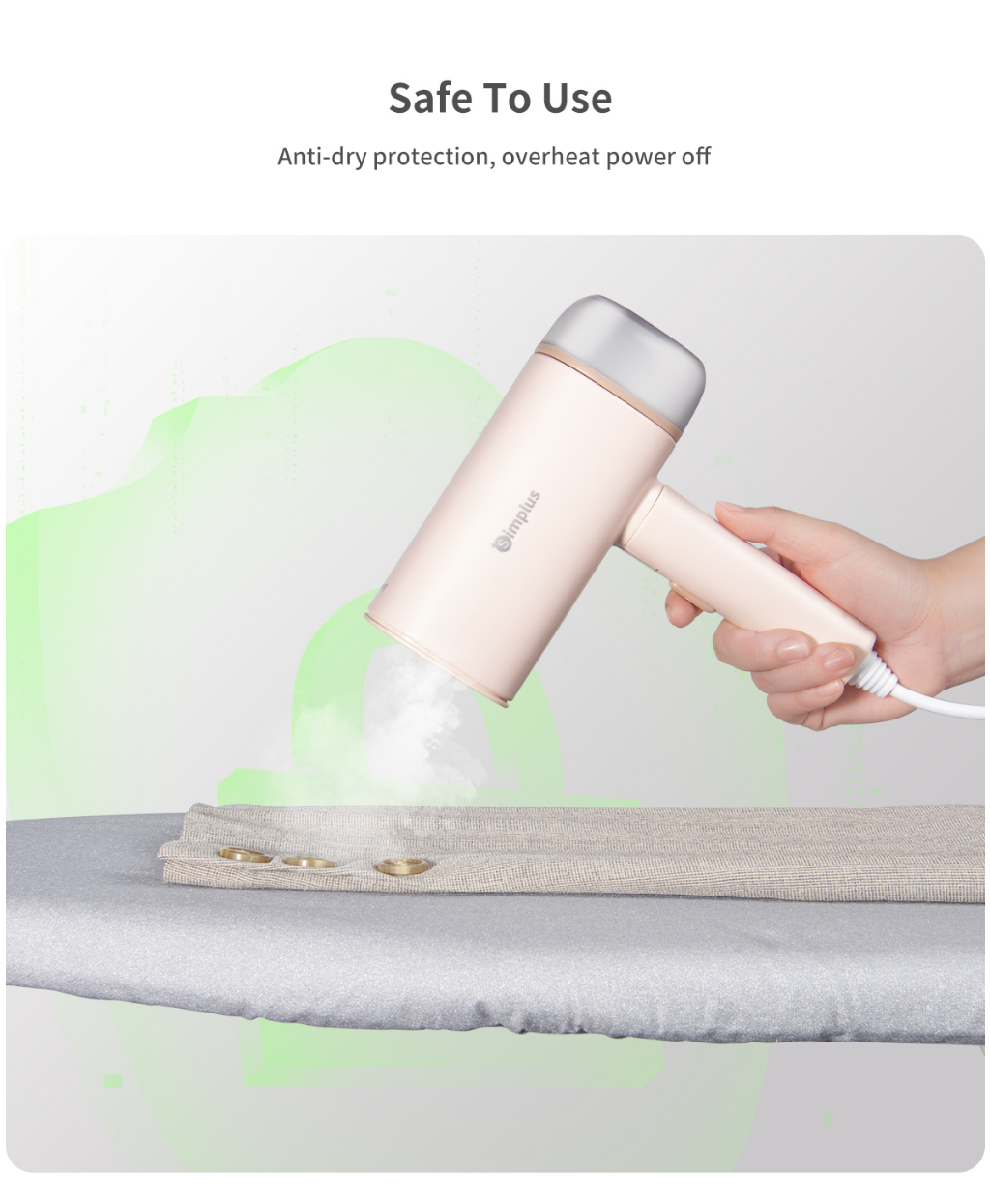 Simplus Steamer Iron Handheld Foldable Steam | Shopee Philippines