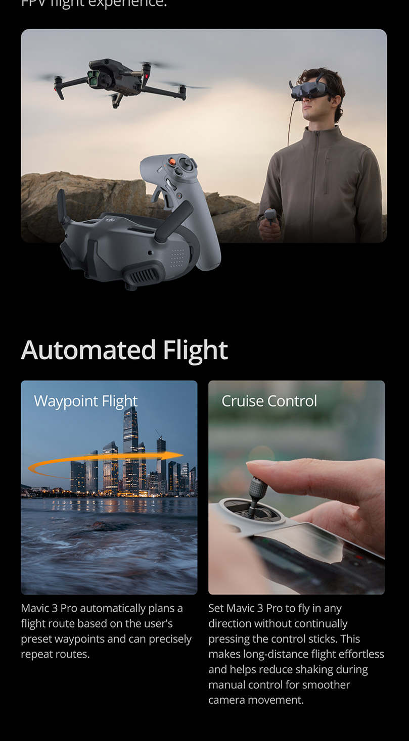 DJI Mavic 3 Pro - Camera Drone | Flagship Tri-Camera System | 4/3 CMOS ...