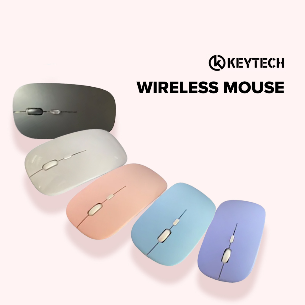 EasyPC| Keytech Black/ White/ Pink/ Violet/ Blue wireless mouse| USB ...