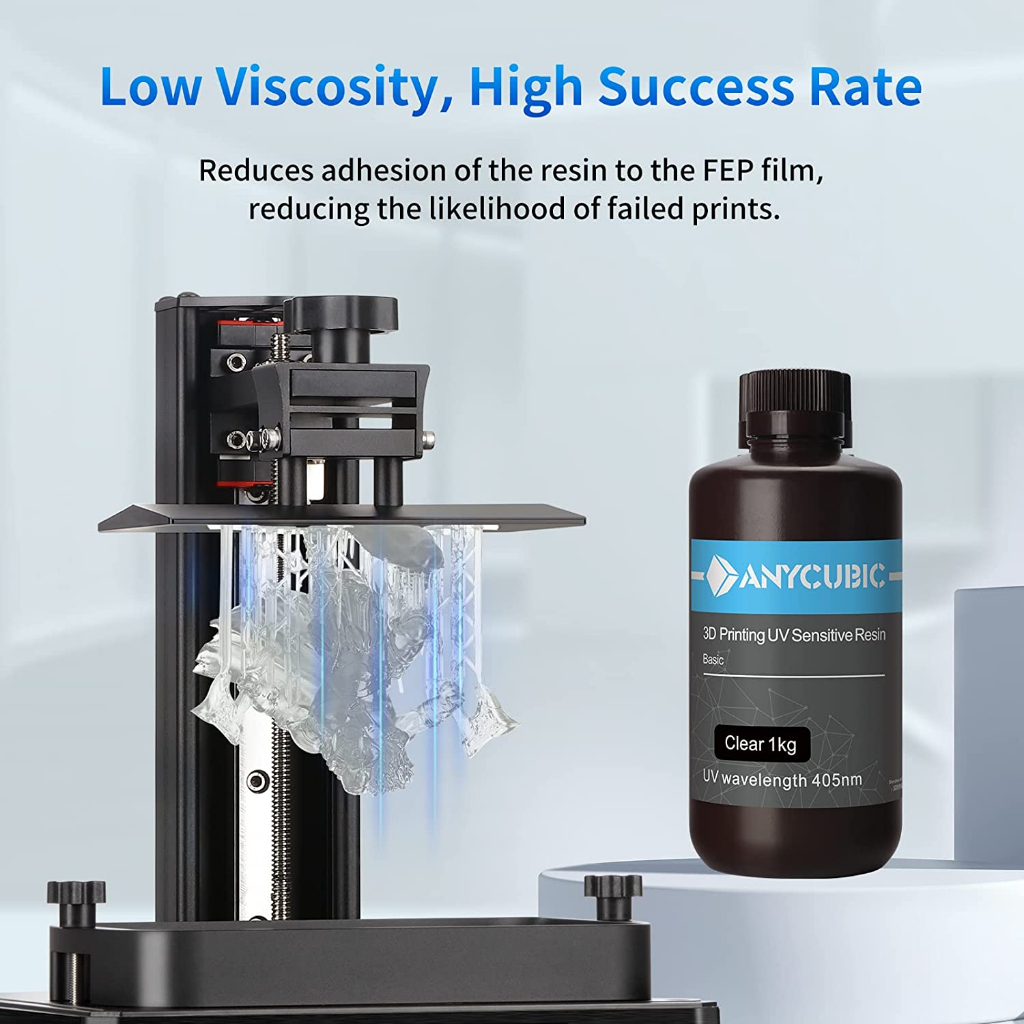Anycubic Standard Resin 405nm SLA UV-Curing Resin with High Precision ...
