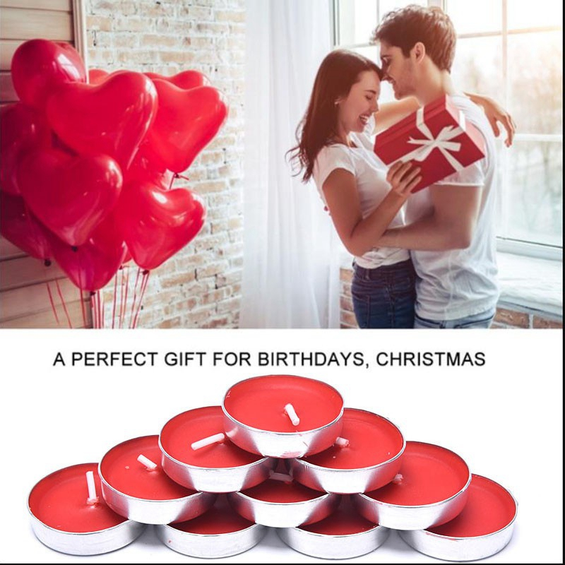 【COD】10/50pcs/Tea light Candles,Metal Cup.vigil,Wedding Light,tealight ...