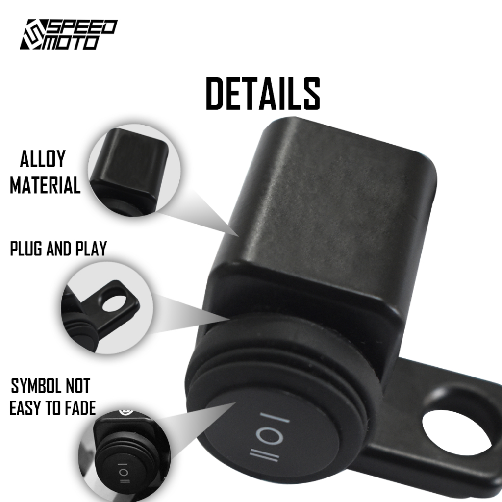 DOMINO ALLOY TRI WAY TRI SWITCH MOUNTING BRACKET LEFT / MINI DRIVING ...