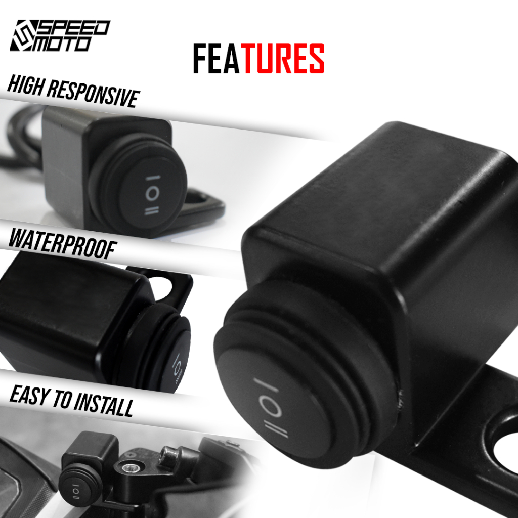 DOMINO ALLOY TRI WAY TRI SWITCH MOUNTING BRACKET LEFT / MINI DRIVING ...