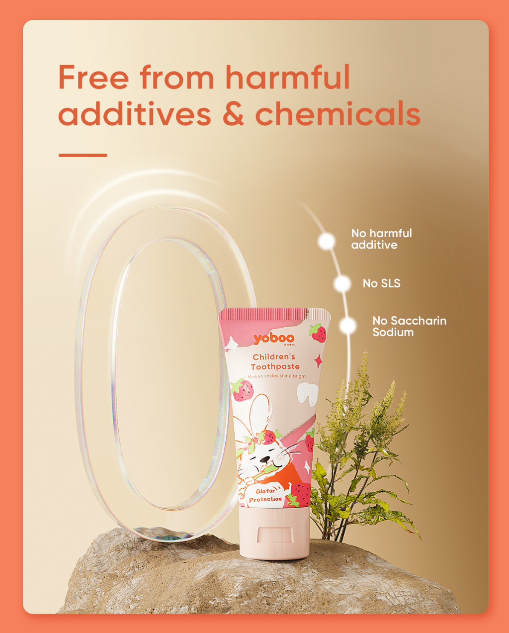 Yoboo Children's Toothpaste with Olaflur Protection I For Ages 24 ...