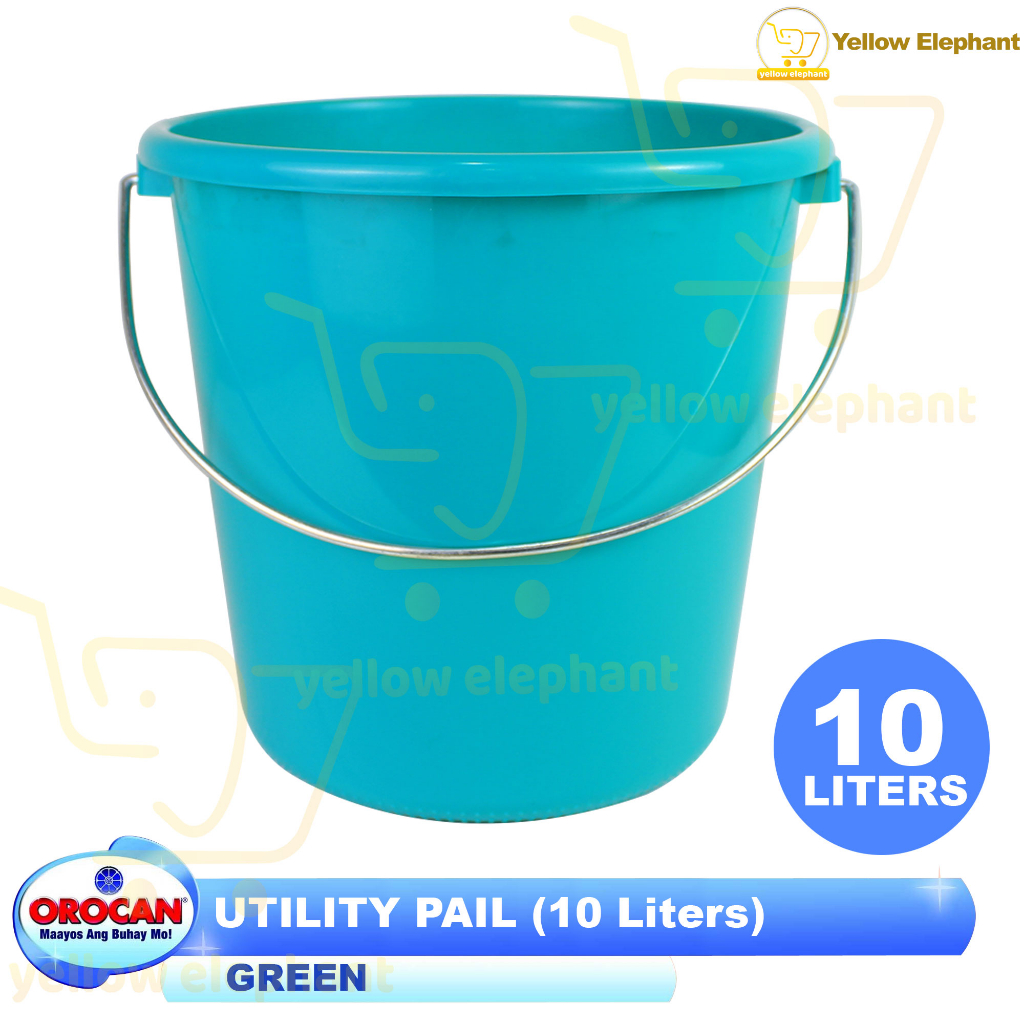 Orocan Utility Pail 10 Liters (BLUE,GREEN,RED) | Shopee Philippines