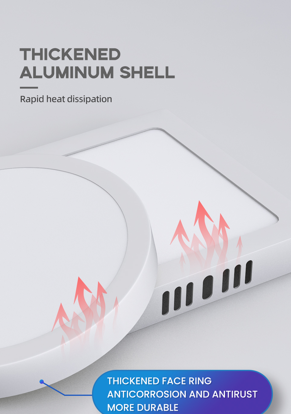 Rong River 24W 18W 12W 6W Surface Pin Light LED Ceiling LED Ceiling ...