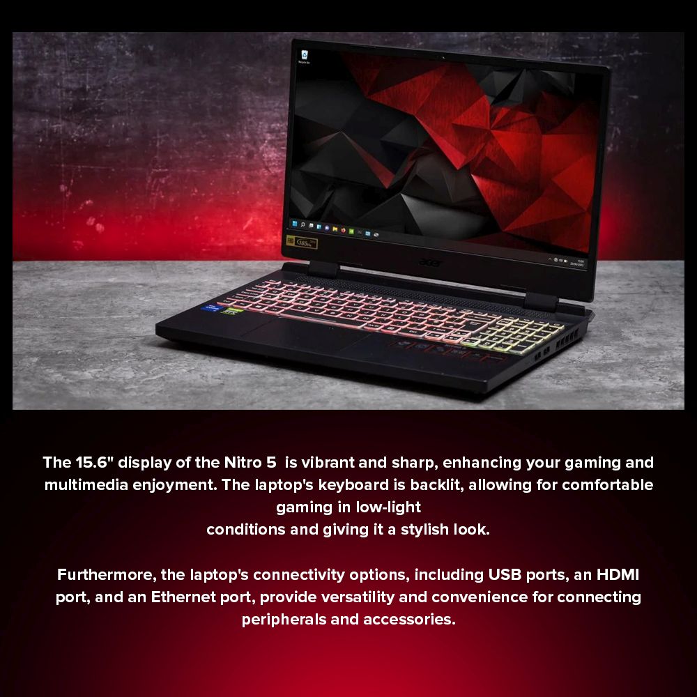 EasyPC| Acer Nitro 5 AN515-58-5763 15.6" Intel Core i5-12500H Laptop ...