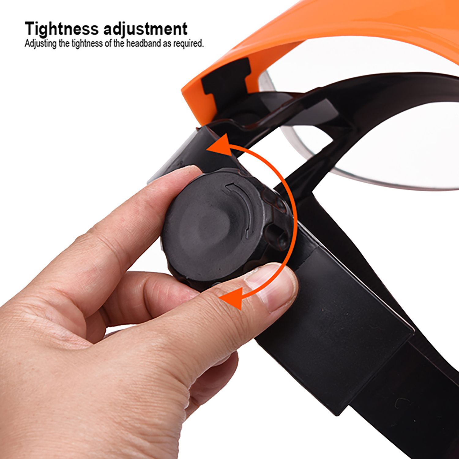 Harden 780502 275mm Face Shield PP Plastic Full Face Protect Shield With Tightness Adjustment ...