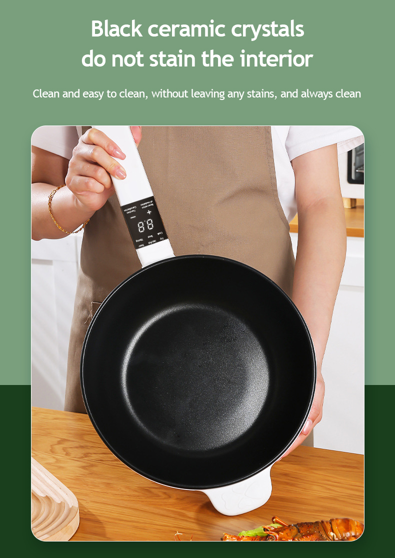 4L Electric frying pan 2 Layer Cooker Multifunctional Rice Cooker Non ...