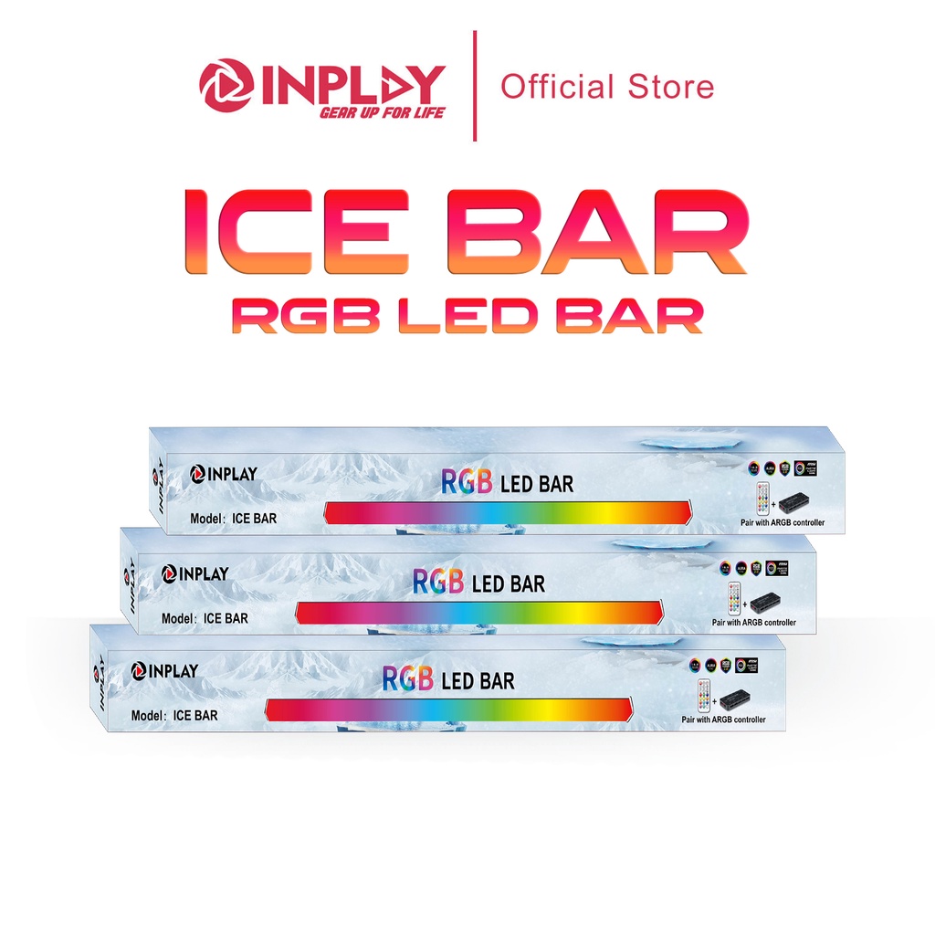 INPLAY ICE BAR RGB Strip Led Bar for Computer Desktop PC Case Design ...