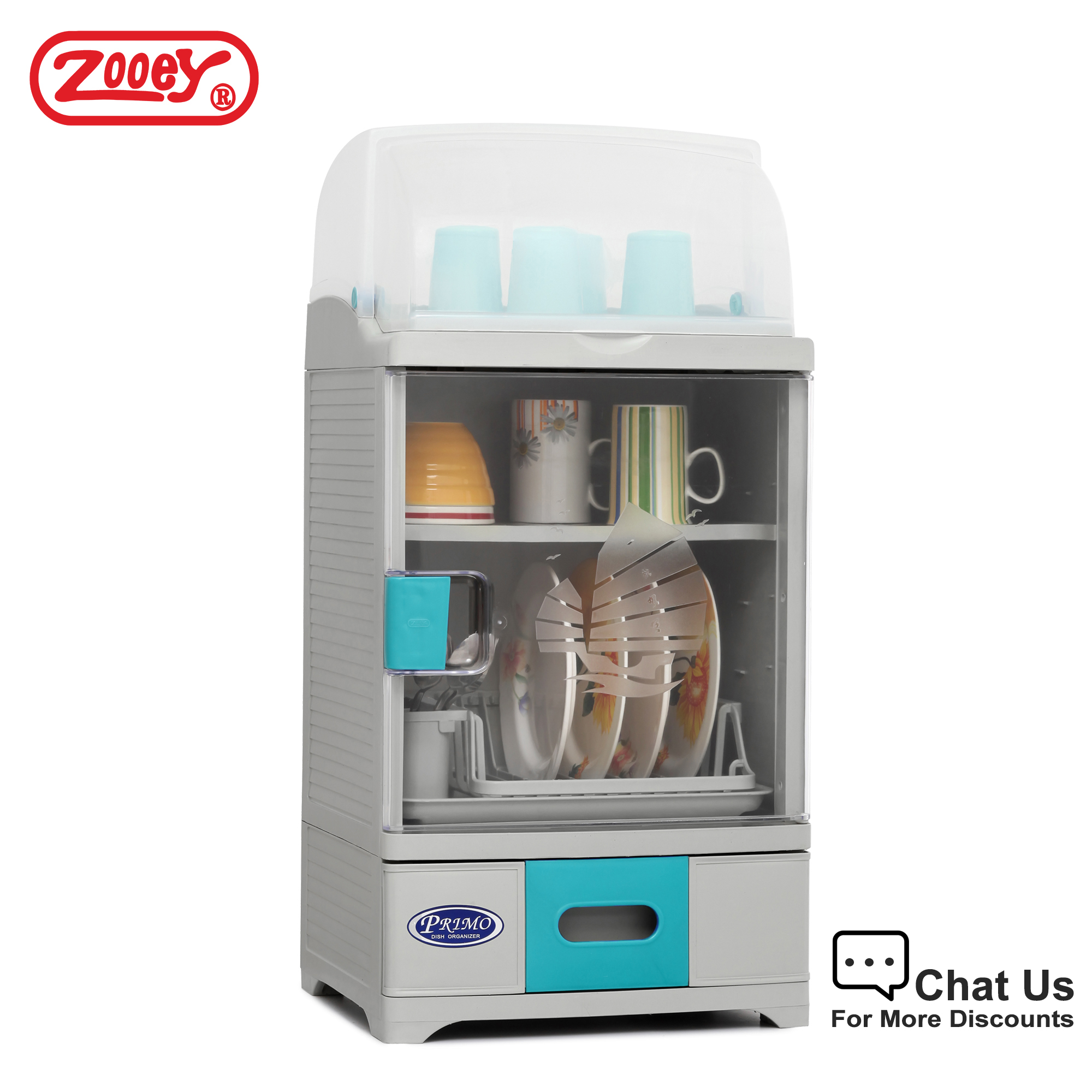 Zooey Primo Dish Organizer/Kitchen Organizer Stock No. 869 | Shopee ...