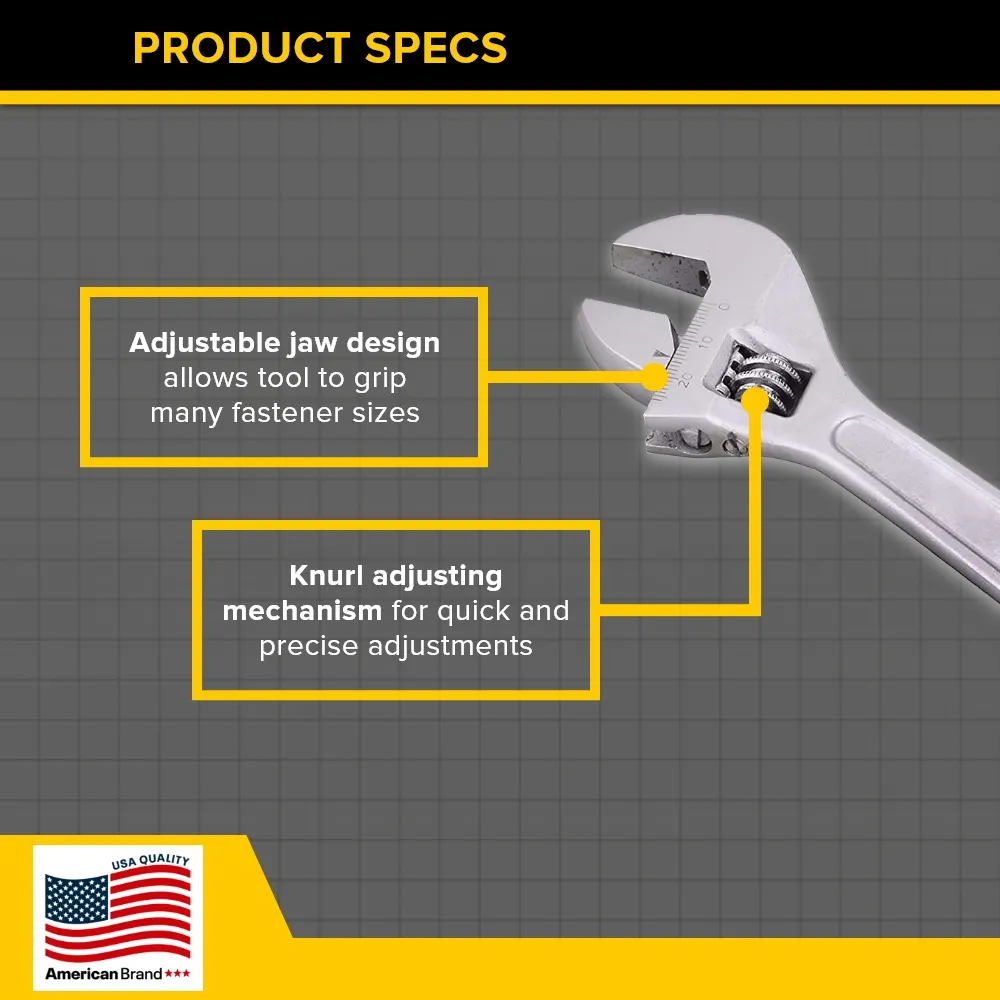 Stanley Adjustable Wrench 12 Inches | Shopee Philippines