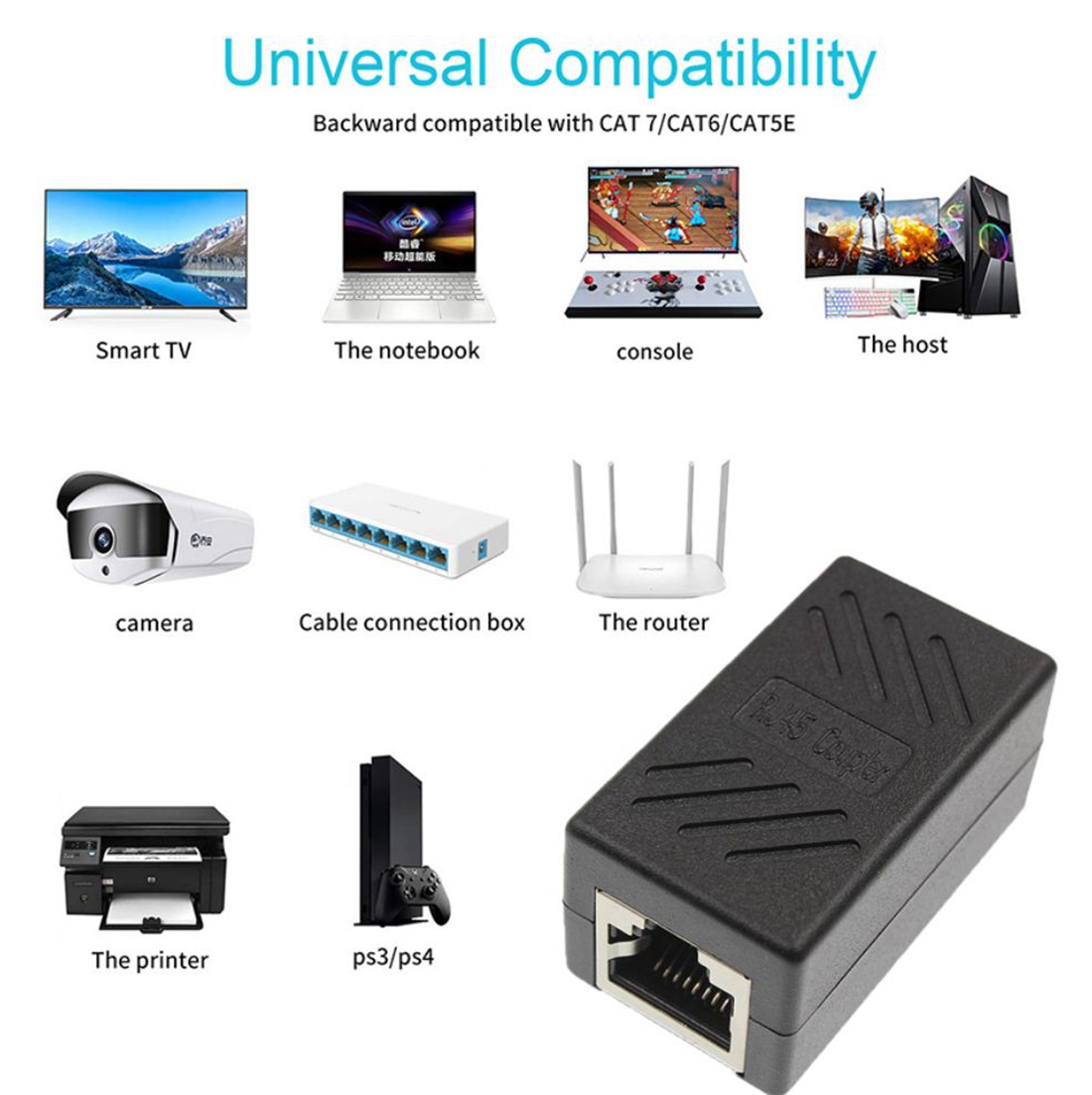 Ethernet Cable Adapter Connector Coupler Lan Extender | Shopee Philippines