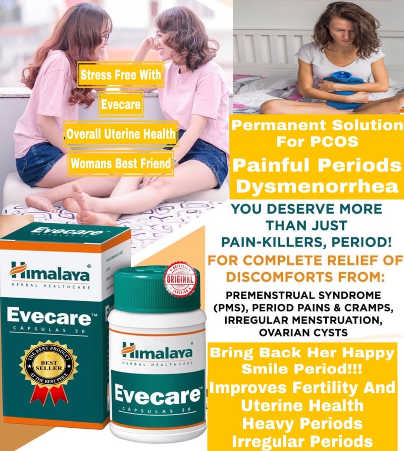 Himalaya Evecare Capsules For Pcos/Pcod Improves Woman Fertility ...