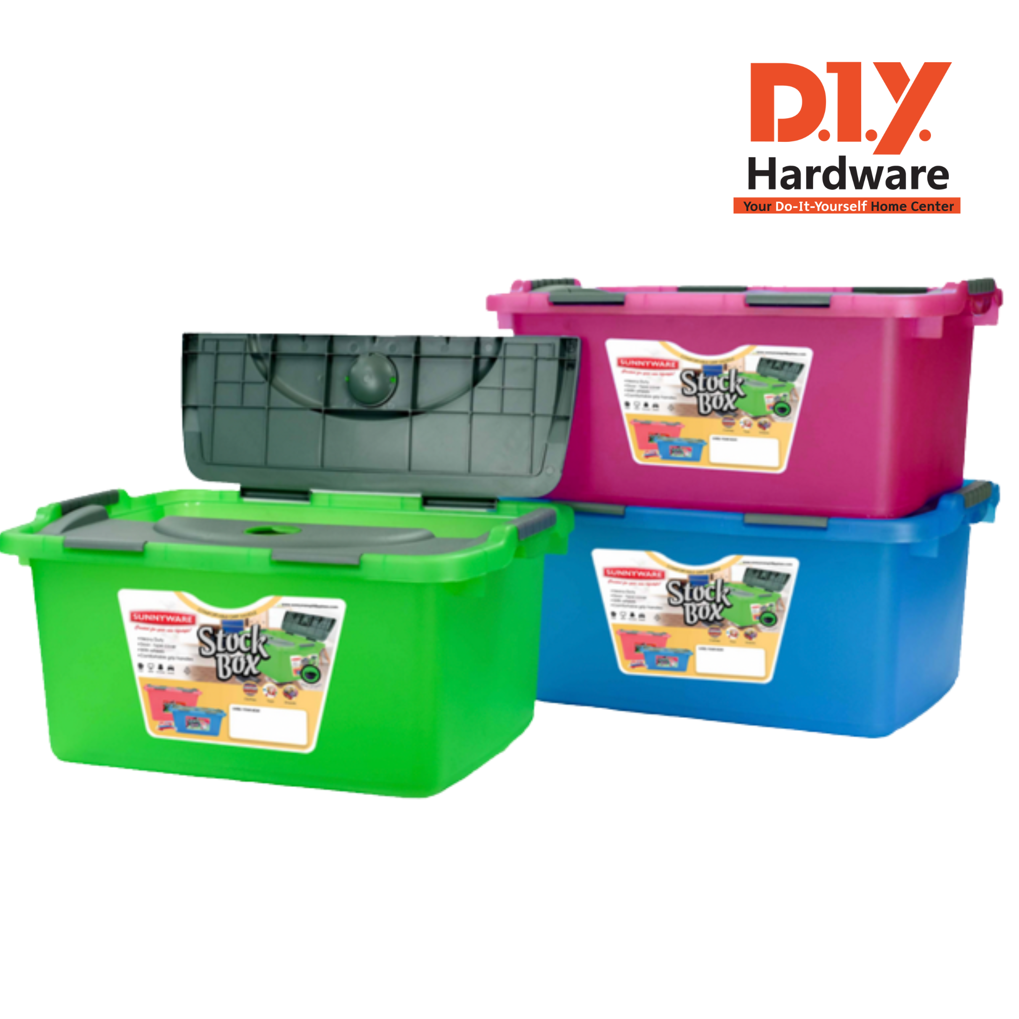 Sunnyware Stock Box 50L 867 (Black) | Shopee Philippines